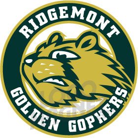 RIDGEMONT-LITTLE-GOPHER.jpg Custom Car Magnet - Logo Magnet